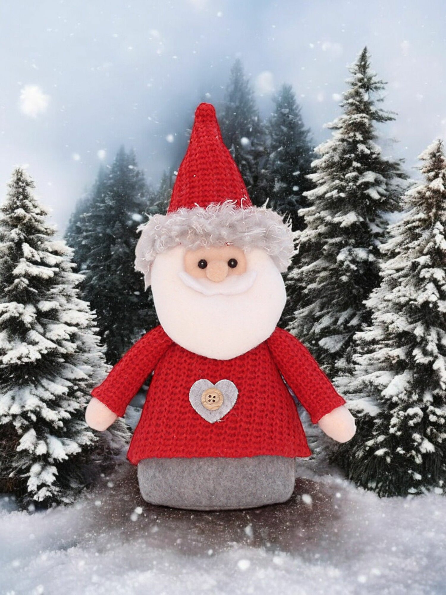 Новогодний гном, дед мороз с белой бородой мини, санта клаус, новогоднее украшение для декора дома, игрушка под елку