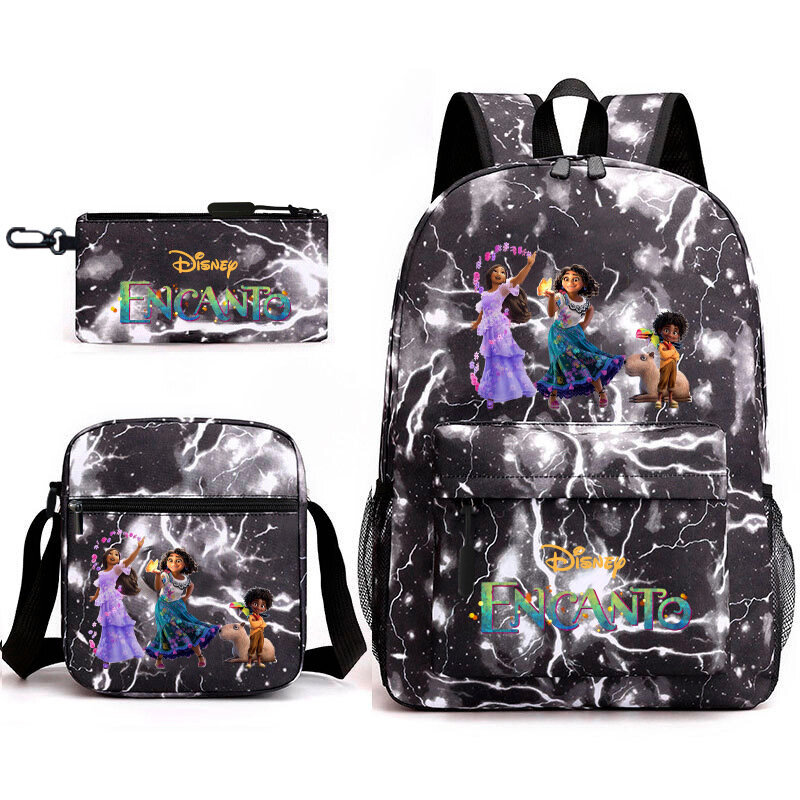 Spot Magic Full House Starry Sky Сумка для начальной школы Encanto Мультфильм Повседневный рюкзак Сумка на плечо Набор из трех предметов