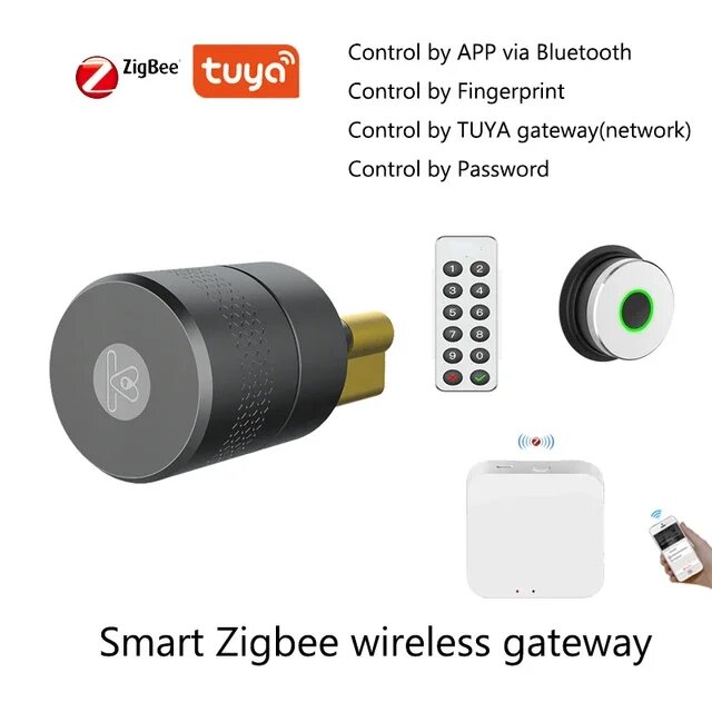Умный дверной замок YiHESZ M521 Zigbee AddF100 F101 TuyagB