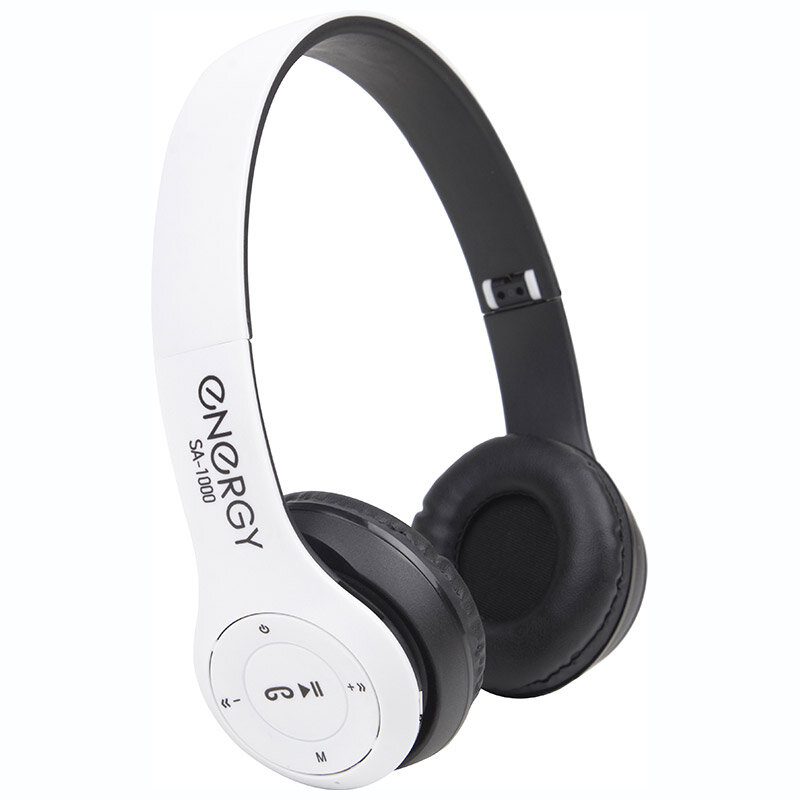 Наушники беспроводные складные Energy SA-1000, время работы в режиме воспроизведения: 6 часов