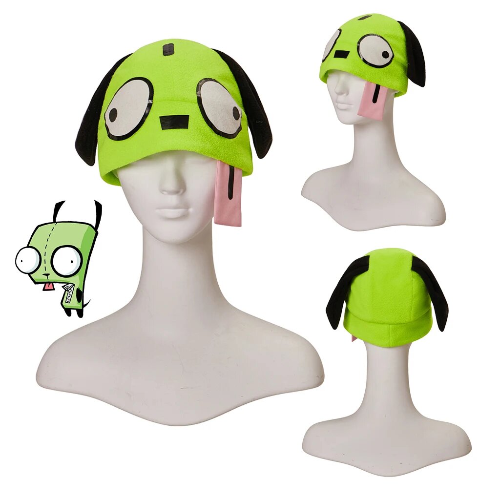 Шапка Invader ZIM зеленая