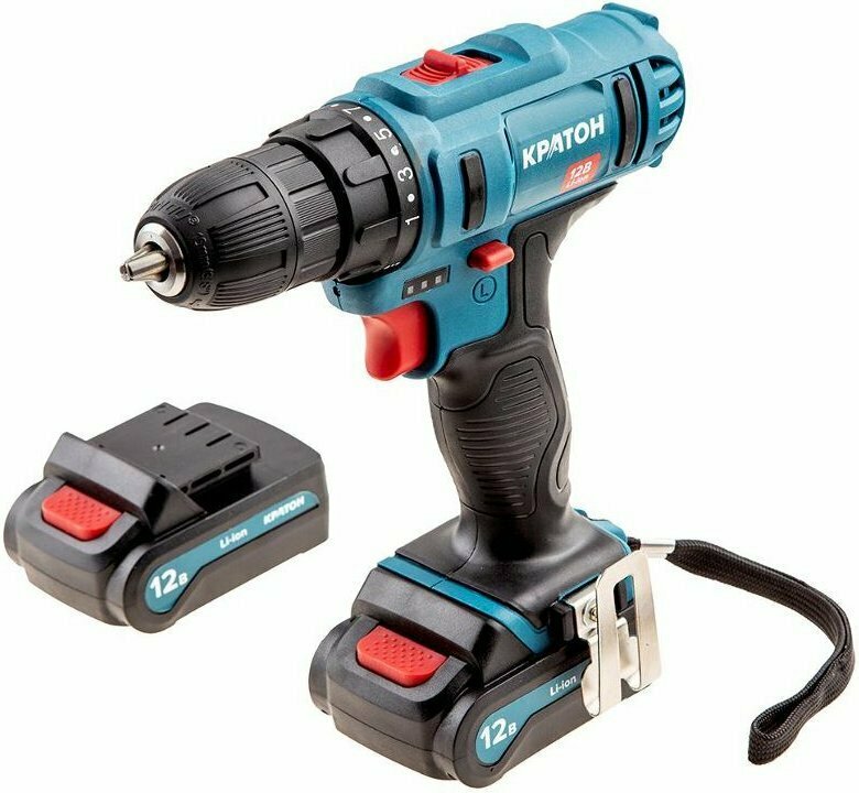 Дрель-шуруповерт Кратон CD-12-Li-1,5 (3 11 01 054)