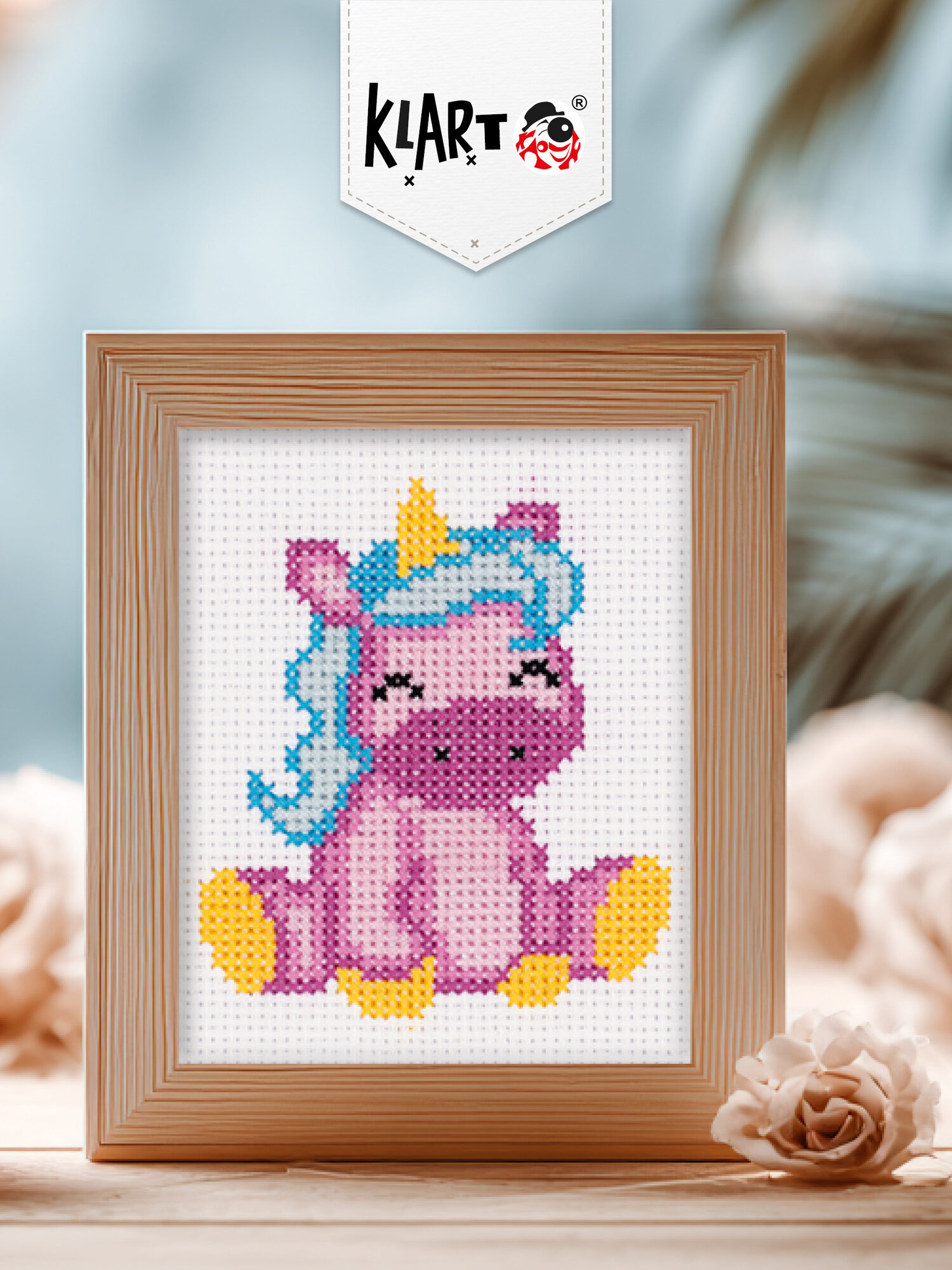 Набор для вышивания мини Klart 12-040 "Очаровашка" 10 х 11 см