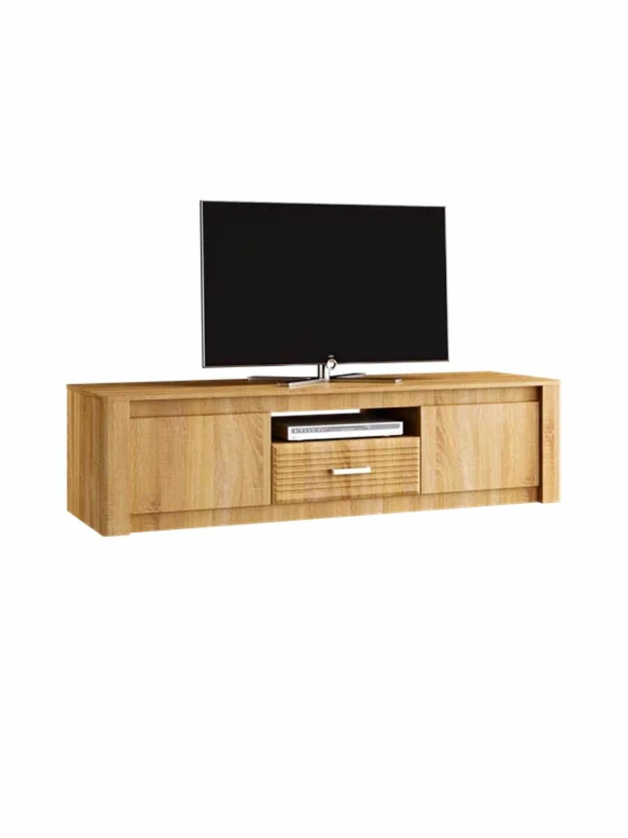Тумба ТВ Терра МДФ/ЛДСП 1704х441х522, Дуб сонома, с выдвижным ящиком, МИФ