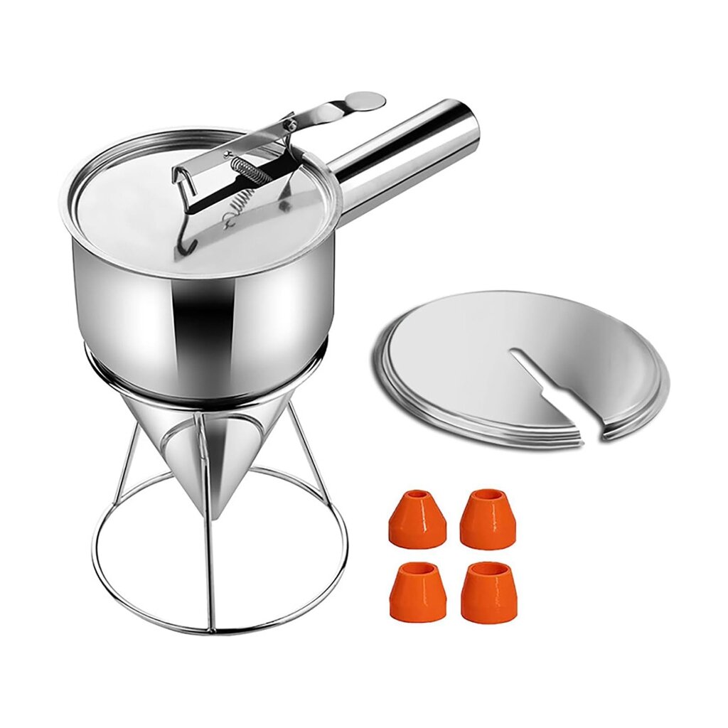 Диспенсер для теста из нержавеющей стали, подходит для идеальных блинов