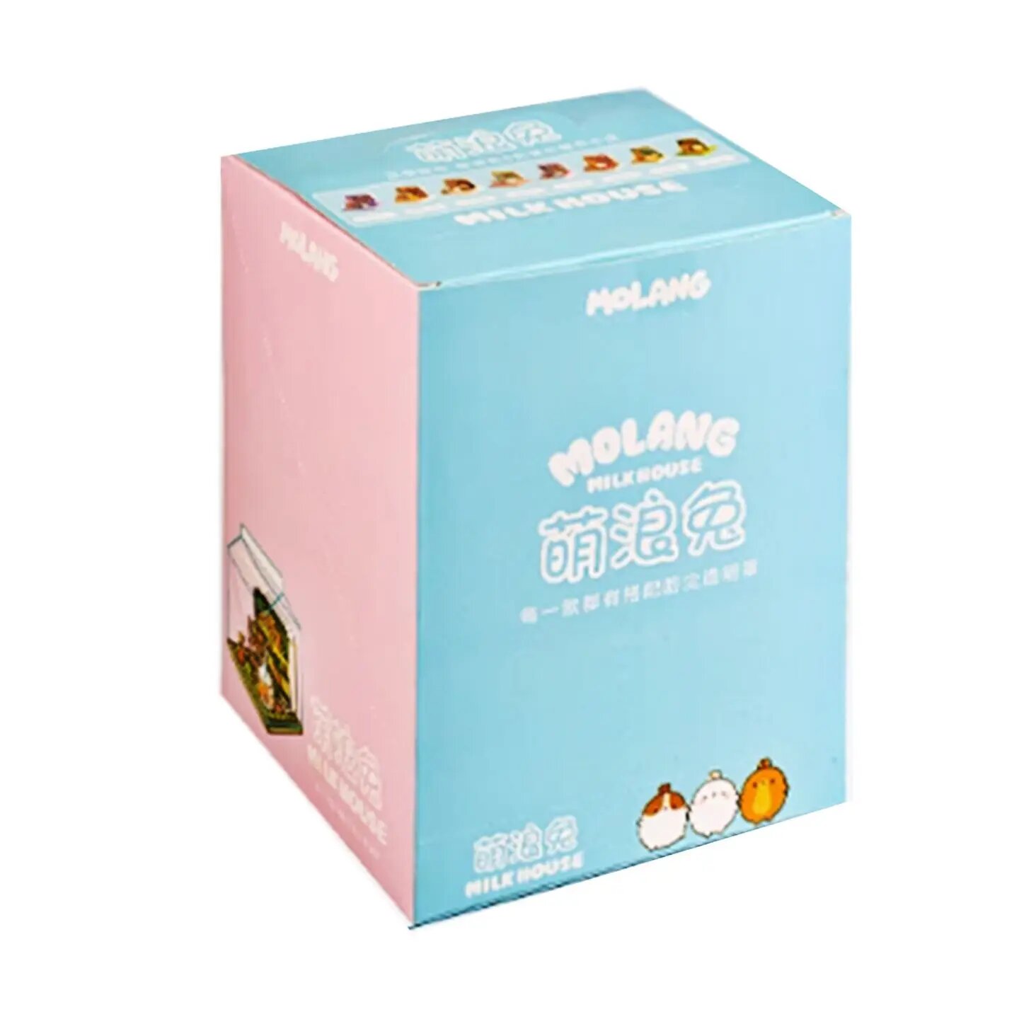 Мини фигурка Molang Milk House, цвет: random, 1шт