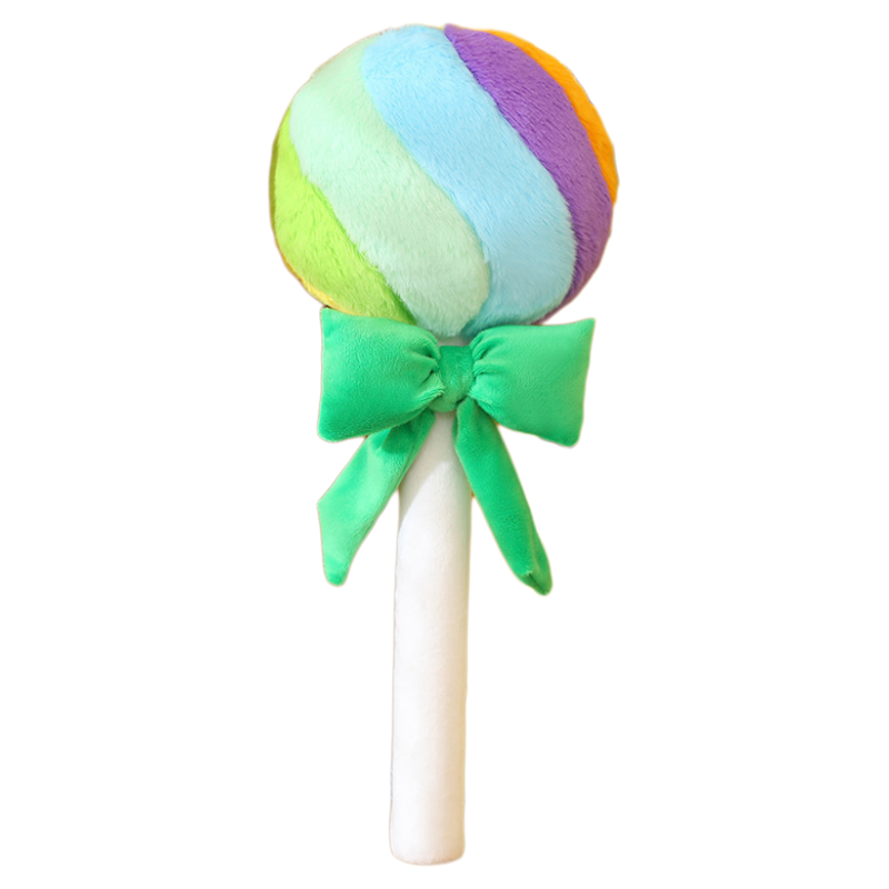 Плюшевая игрушка-подушка в виде леденца, кукла-конфета, реквизит для занятий в детском саду, украшение для праздников