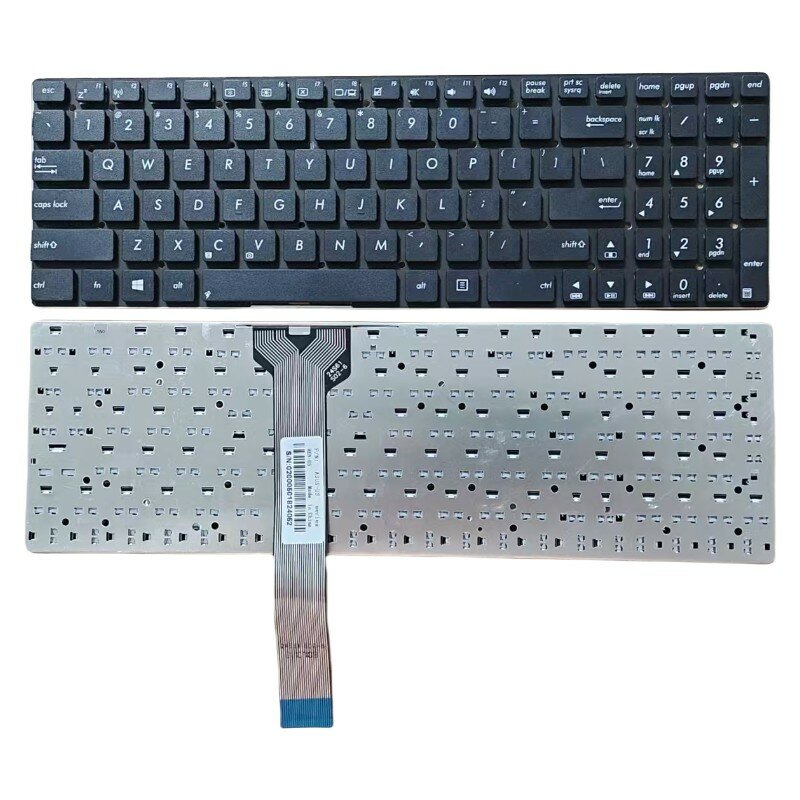 Подходит для клавиатуры ASUS K55 A55 K55A K55V K55VJ K55VM K55VD K55VJ K55VS черная клавиатура_нет_Официальный стандарт