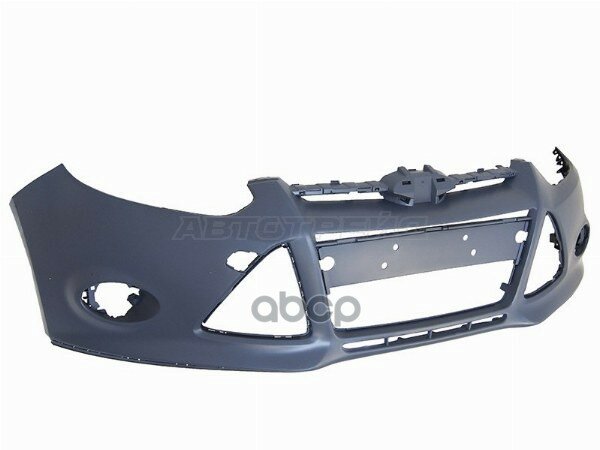 Бампер передний Ford Focus 10-15 (Под ПТФ/ С отверстием под крюк) Sat арт. ST-FDA6-000-0