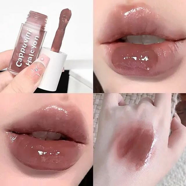 Зеркальный бальзам блеск для губ со вкусом йогурта Тон6