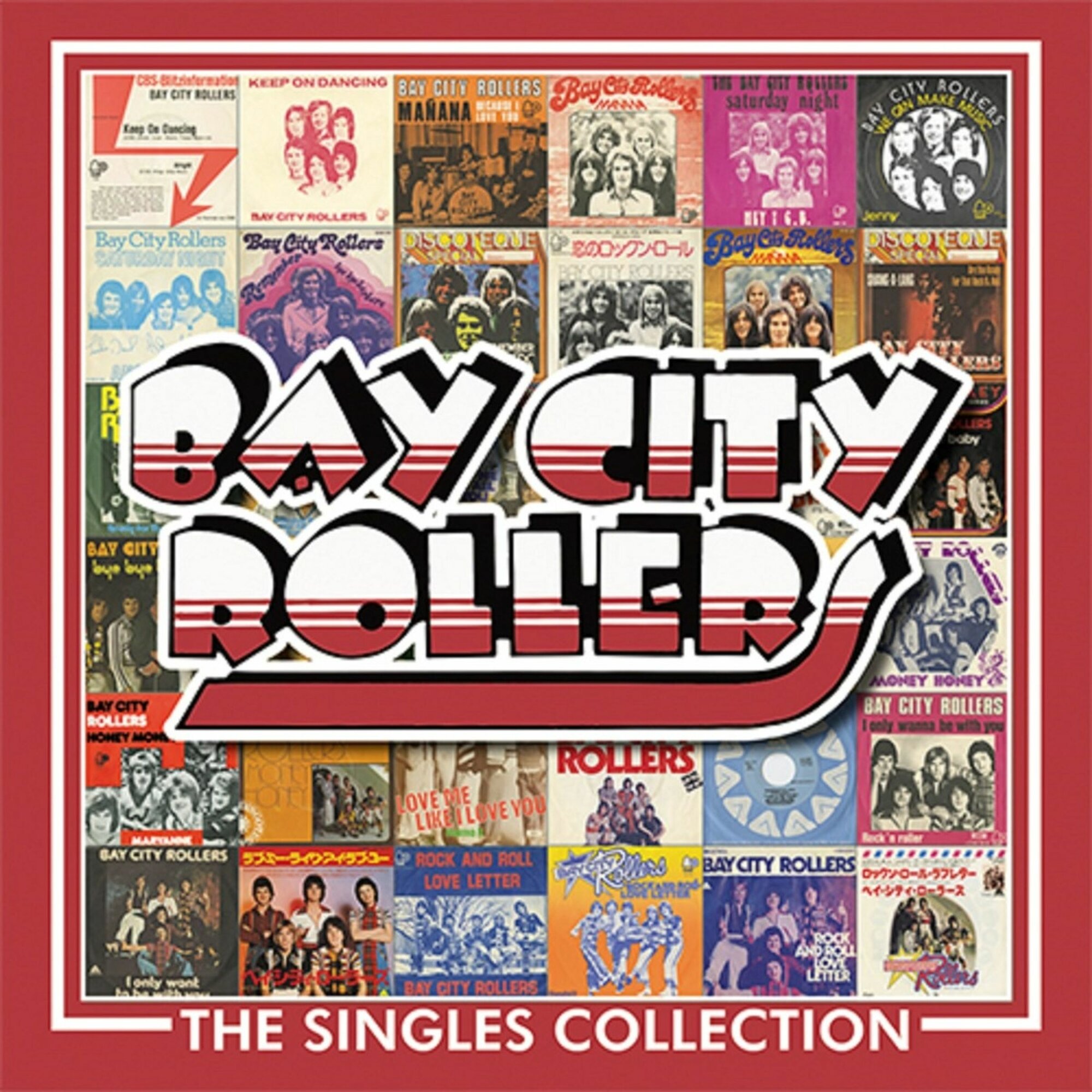 Bay City Rollers - The Singles Collection (3CD) 2019, Cherry Red, Papersleeves In Box, Фирменный музыкальный диск