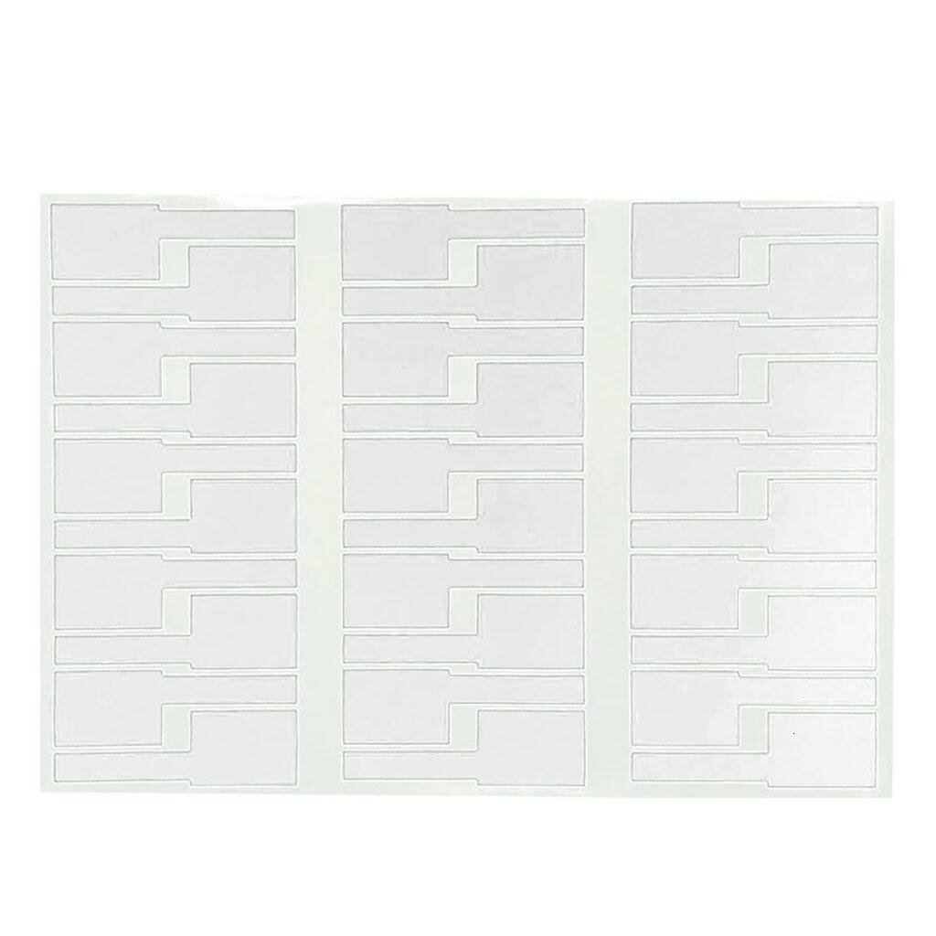 Самоклеящиеся бирки для кабелей 30 шт, Белый