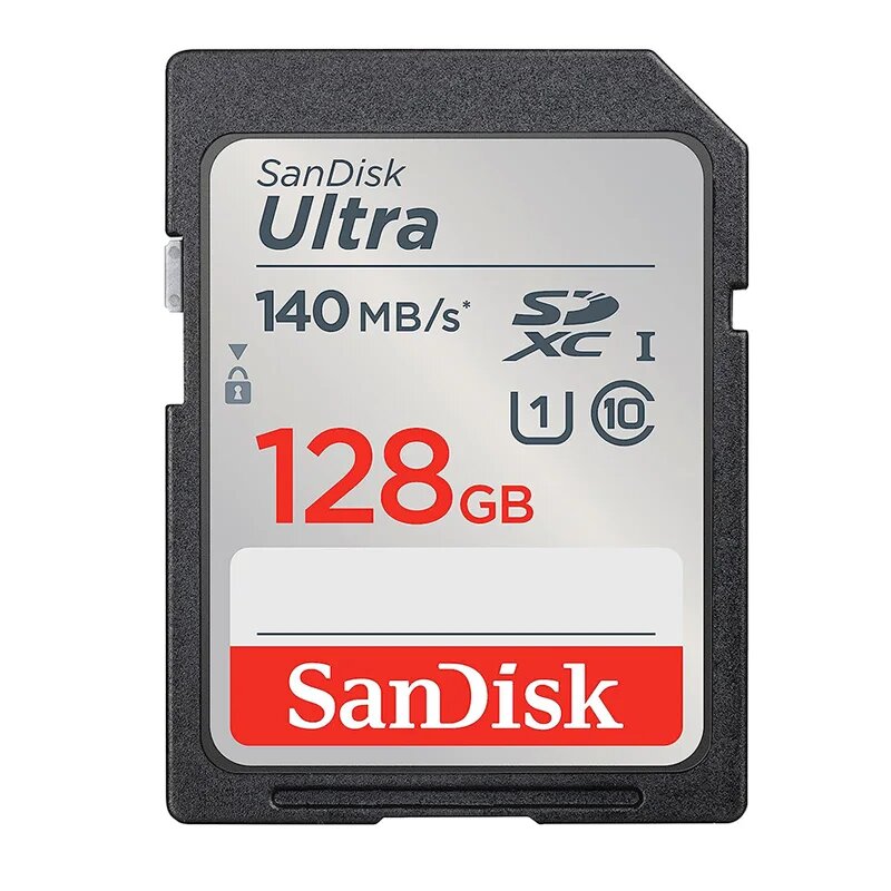 SanDisk Ultra SD карта памяти 32-512 ГБ 128GB