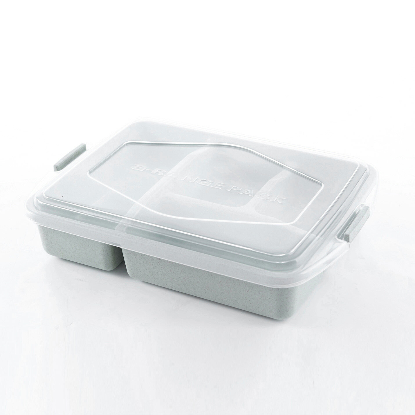 Ланч-бокс из пшеничной соломы, бенто-бокс, контейнер для свежести, четырехсекционный ланч-бокс для студентов, квадратный японский стиль, герметичный контейнер