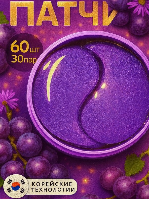 Патчи для глаз от отеков и морщин, увлажняющие