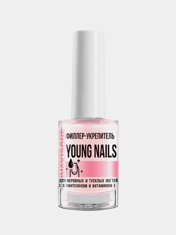 Филлер-укрепитель для ногтей LUXVISAGE YOUNG NAILS, 9 г