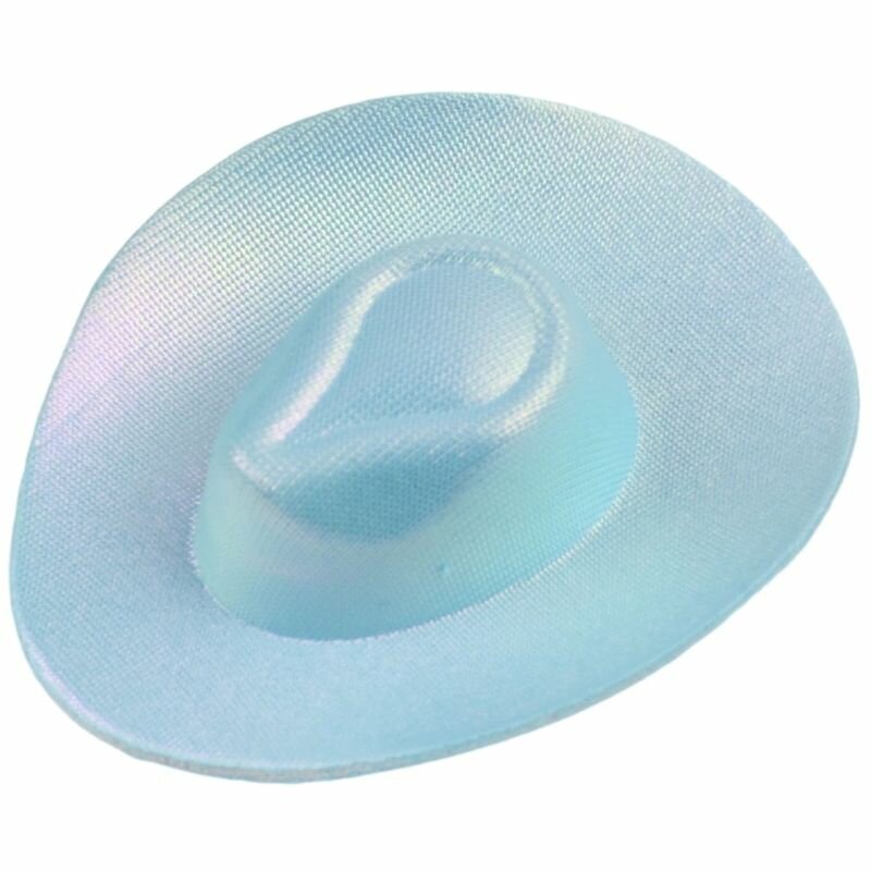 Аксессуары для украшения мини-ковбойской шляпы в стиле вестерн Symphony DIY ручной работы-небесно-голубой