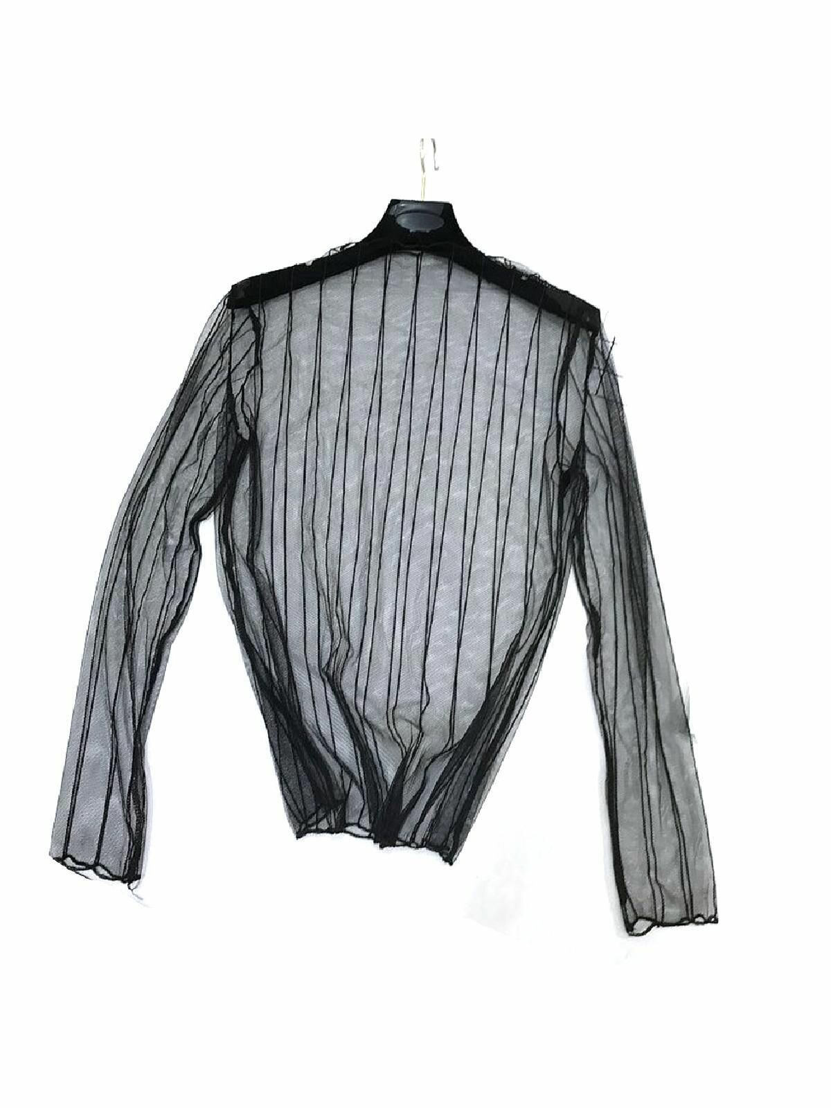 Женская весенняя ажурная сетчатая майка с кружевом, вертикальные полосы