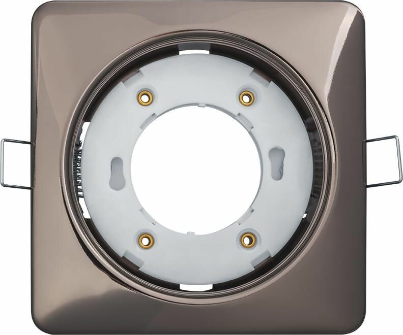 Светильник встраиваемый Navigator NGX-S2-005, GX53, квадратный, черный, хром