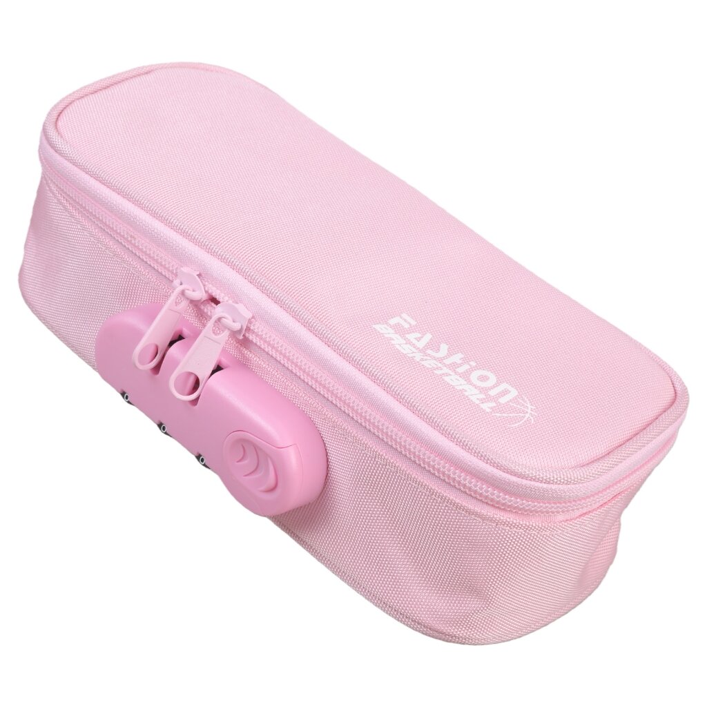 Пенал большой емкости с кодовым замком, 4 отделения, сумка-органайзер для ручек