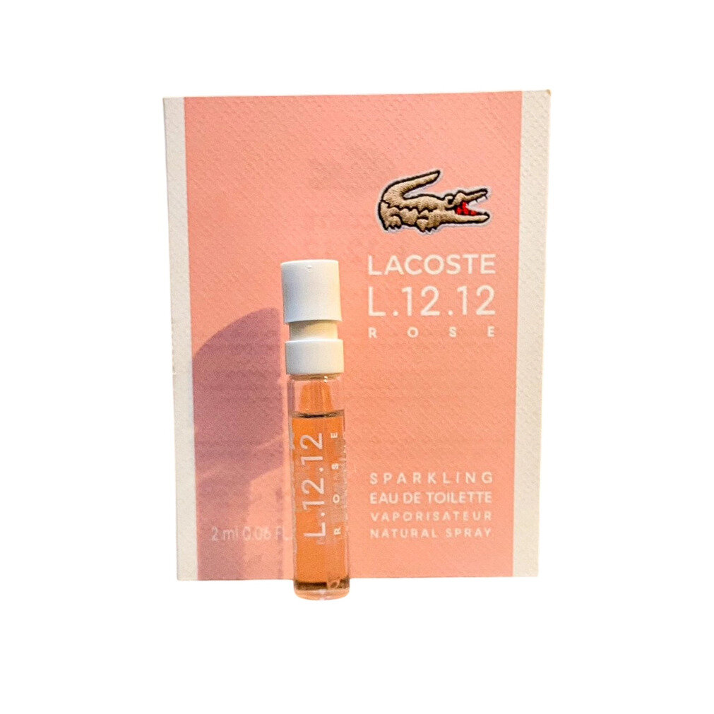 Туалетная вода Lacoste L 12 12 Rose Sparkling миниатюра 2 мл / Пробник духов Лакост Л 12 12 Роуз Спарклинг