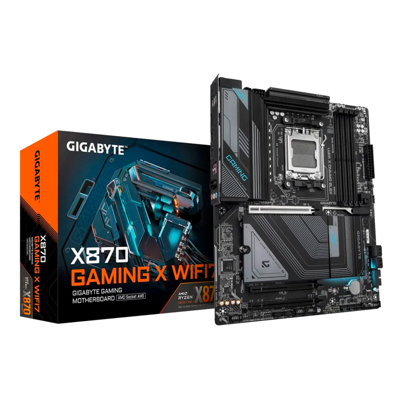Материнская плата Gigabyte X870 X WIFI7, AM5, AMD X870, ATX, DDR5 X870GAMINGXWIFI7