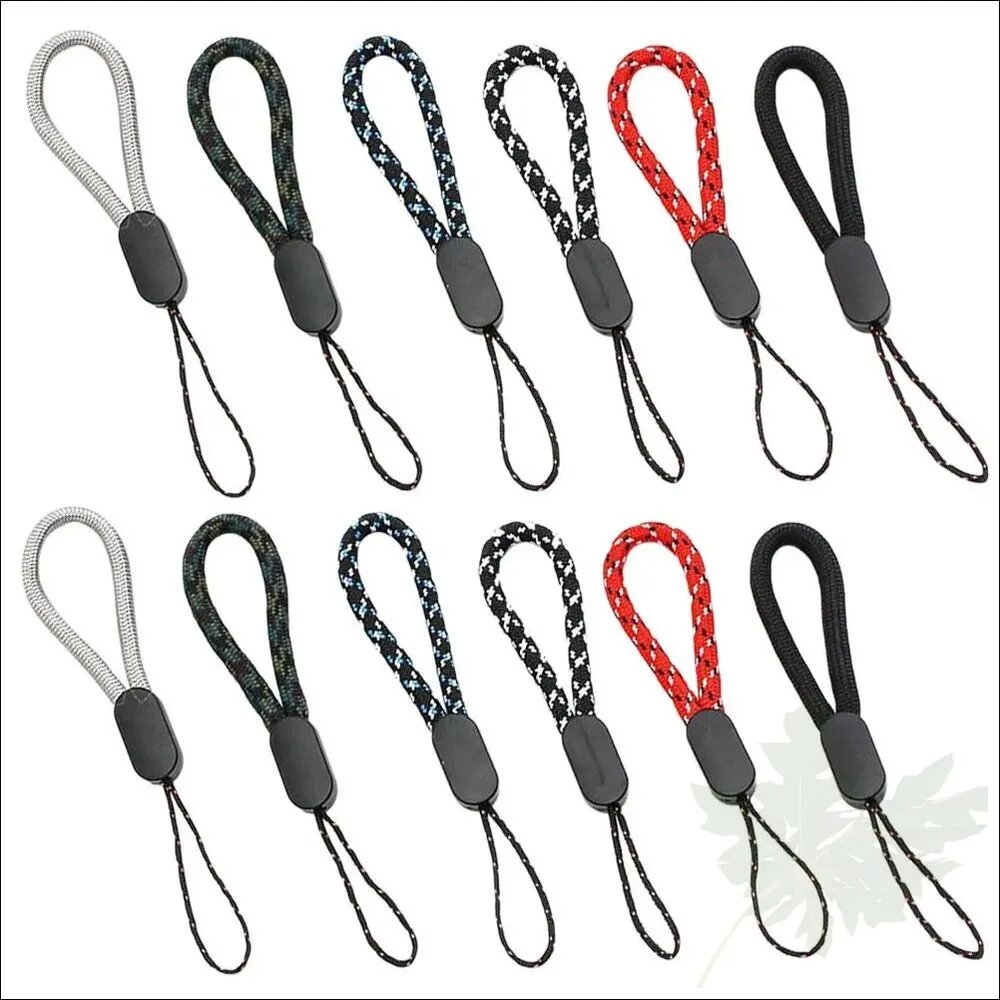 12 шт. телефонных ремней, съемных, для мобильных телефонов, камер, шнурков для USB-накопителя, кошелька, рюкзака