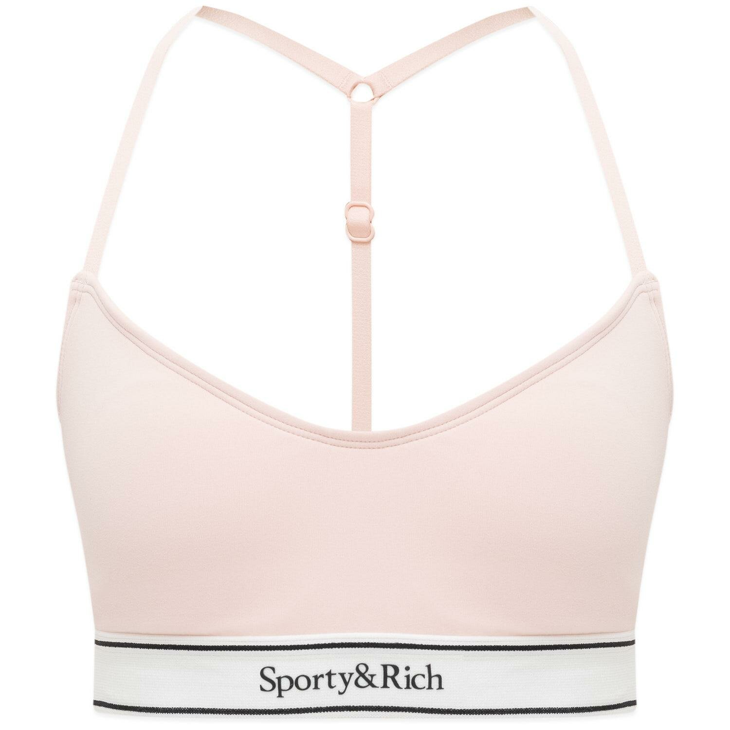 Топ ТОП SPORTY & RICH SERIF LOGO SPORTS BRA