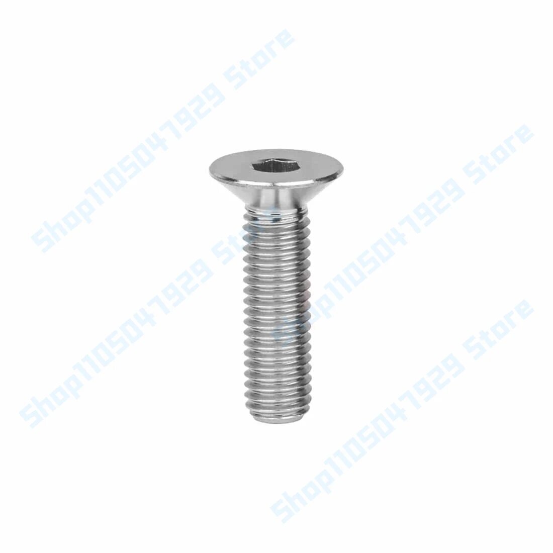 Титановые болты TC4/GR5 M3 M4 M5 M8 с потайной головкой 6-65 мм M8(1pcs), Titanium Color, 25mm