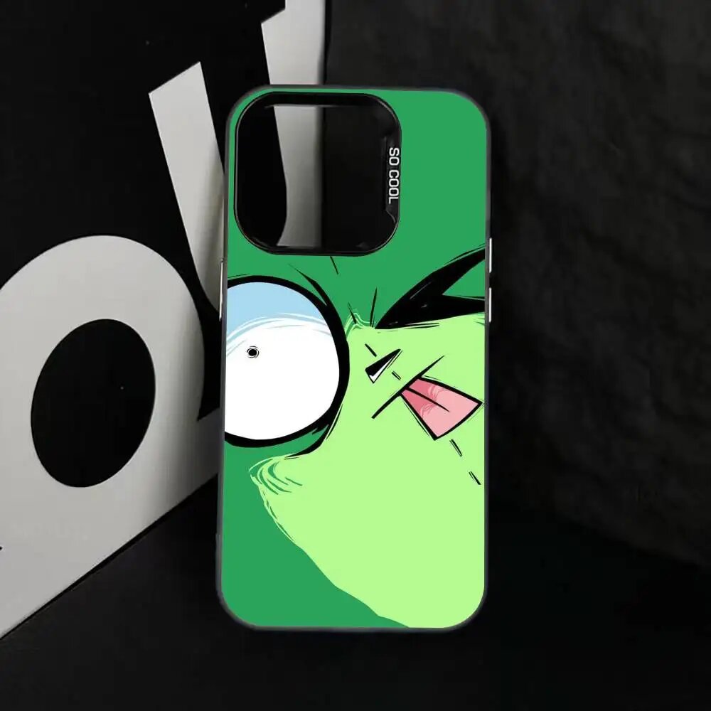 C-Cartoon G-Gir Phone Case For iPhone 17,16,15,14,13,12,11 Plus, Pro Max, XS, Colored Silver Plated Inside Cover