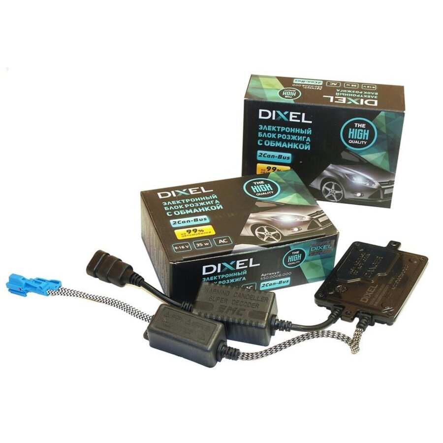 Блок розжига ElectroKot Dixel FF3-2, 35 Вт, AC, 12 В, EMC экранирование, черный