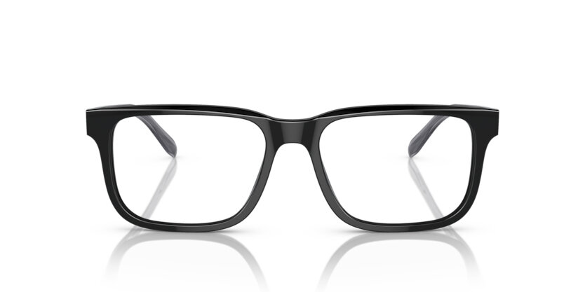 Мужская оправа для очков Emporio Armani EA 3218 5017, цвет: черный, прямоугольные, ацетат