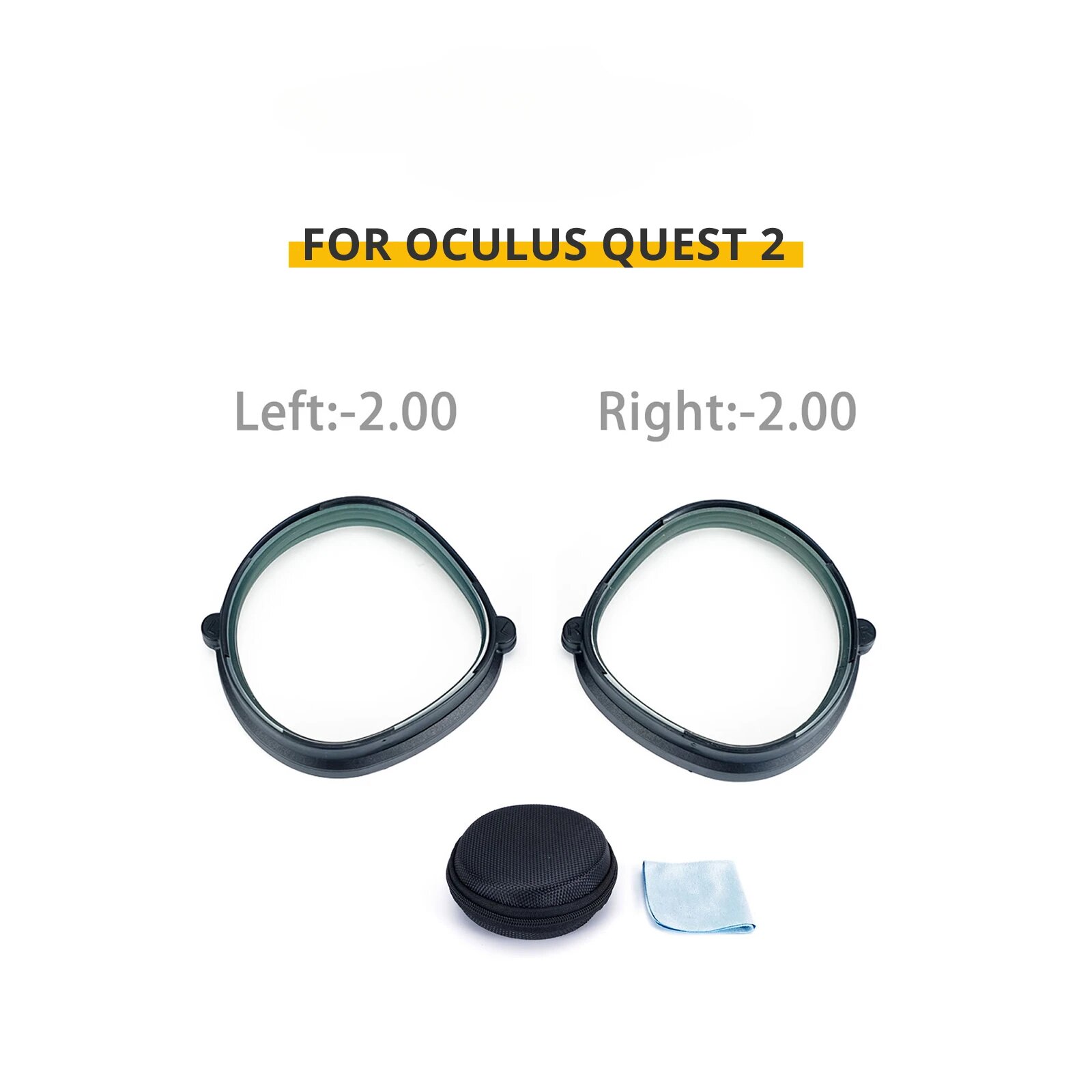 ULMATN Линзы для Oculus Quest 2 по рецепту R-2.00 L-2.00