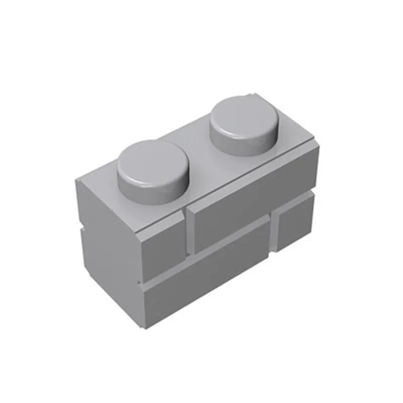 Конструктор JIAJIALE 1x2 Серый (light gray-600pcs)