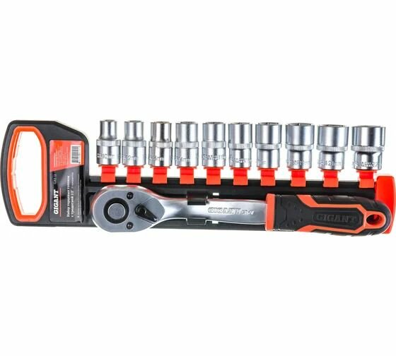 Набор головок торцевых c трещоткой Gigant 1/2" 11 предметов GAS 11