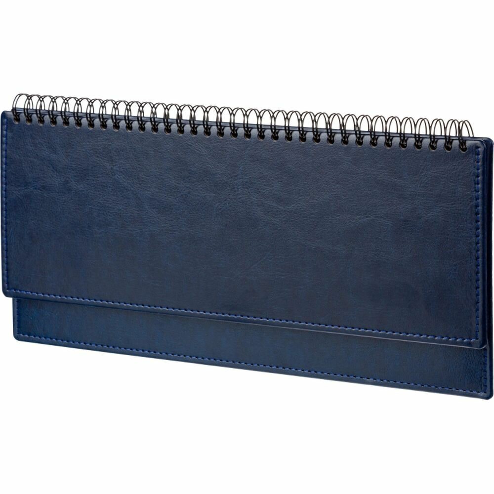 Планинг недатированный , синий, 303х150 мм, 120стр, Agenda