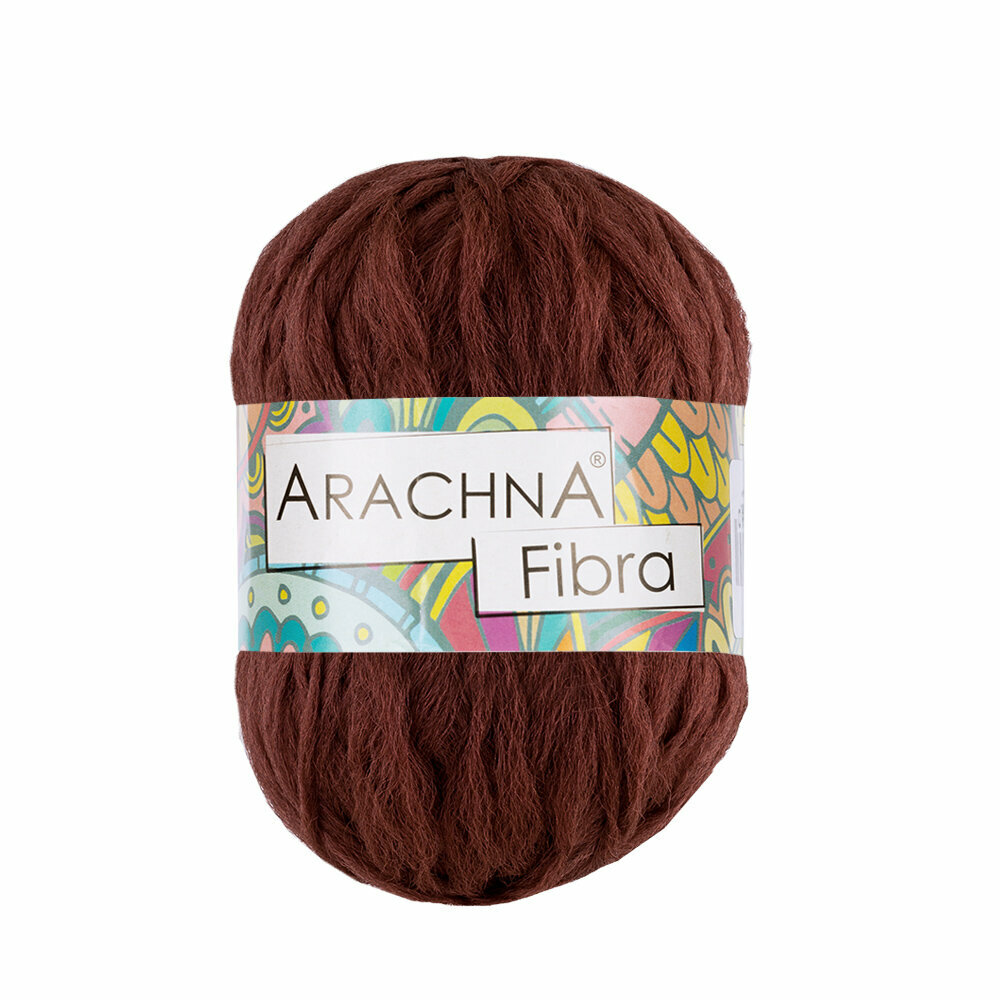 Пряжа ARACHNA "Fibra" 100% полиэфир 10 шт. х 50 г 200 м +- 12 м №05 коричневый