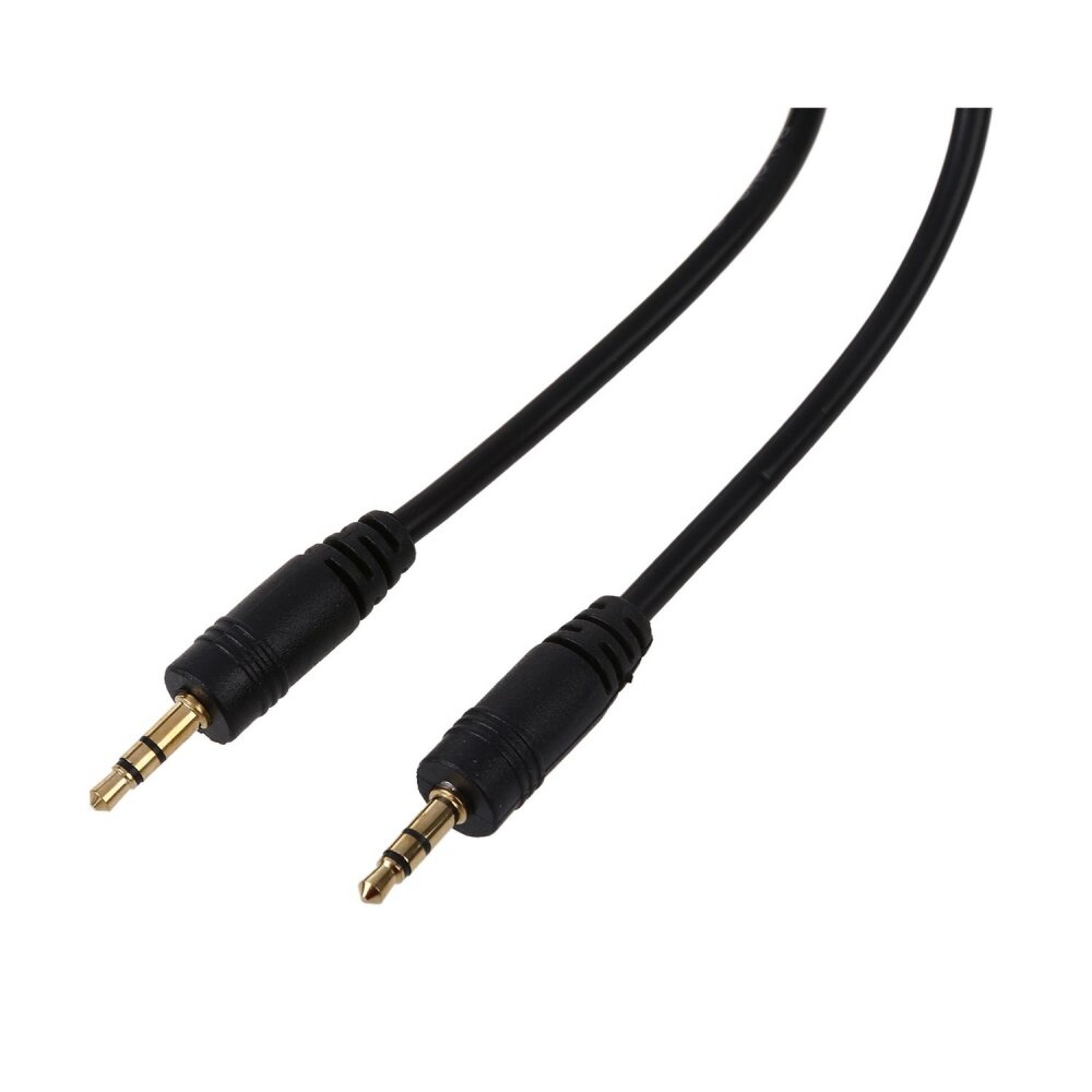 Кабель соединительный , 3.5 Jack (M) - 3.5 Jack (M) черный, 1м.