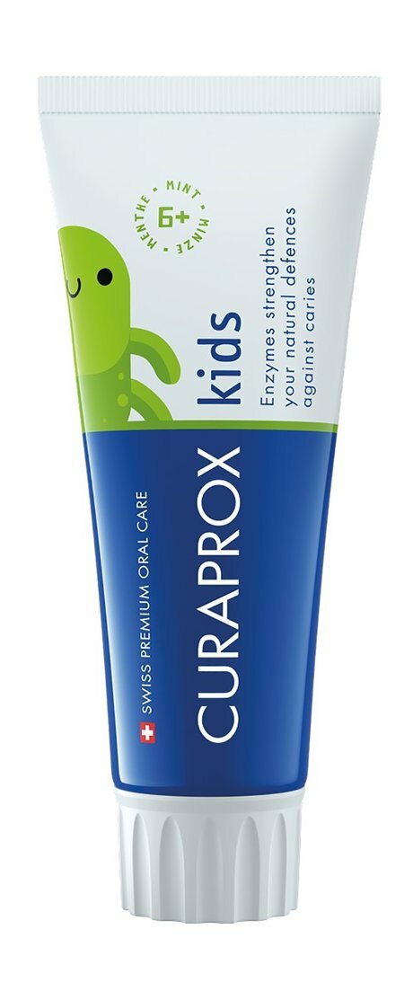Curaprox Kids 1450 ppm Mrs. Mint Toothpaste Зубная паста для детей старше 6-ти лет 60мл