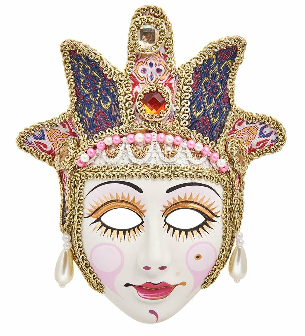 Маска Осень бол. A2152635 РусКукла, Фарфор, текстиль