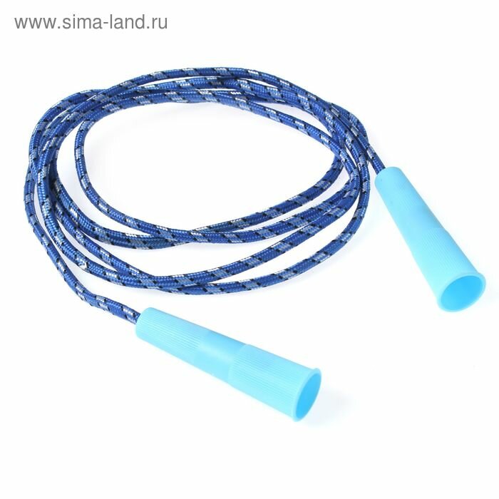 Скакалка детская, 2.2 м, регулируемая, нейлоновый трос, микс