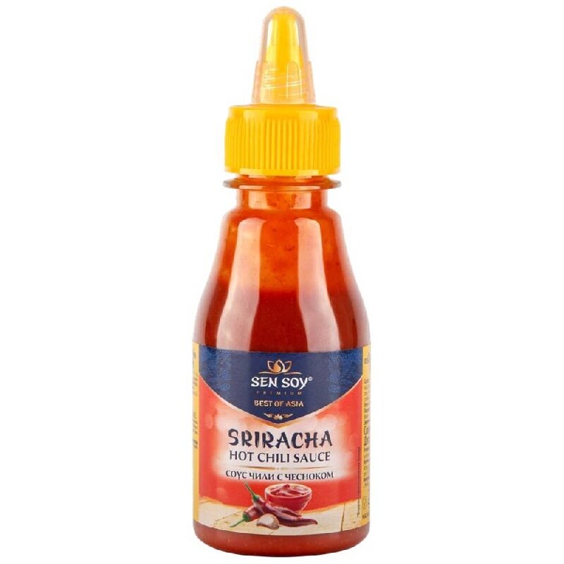 Соус SENSOY Премиум столовый "Чили Шрирача" с чесноком /пластик/ 150мл