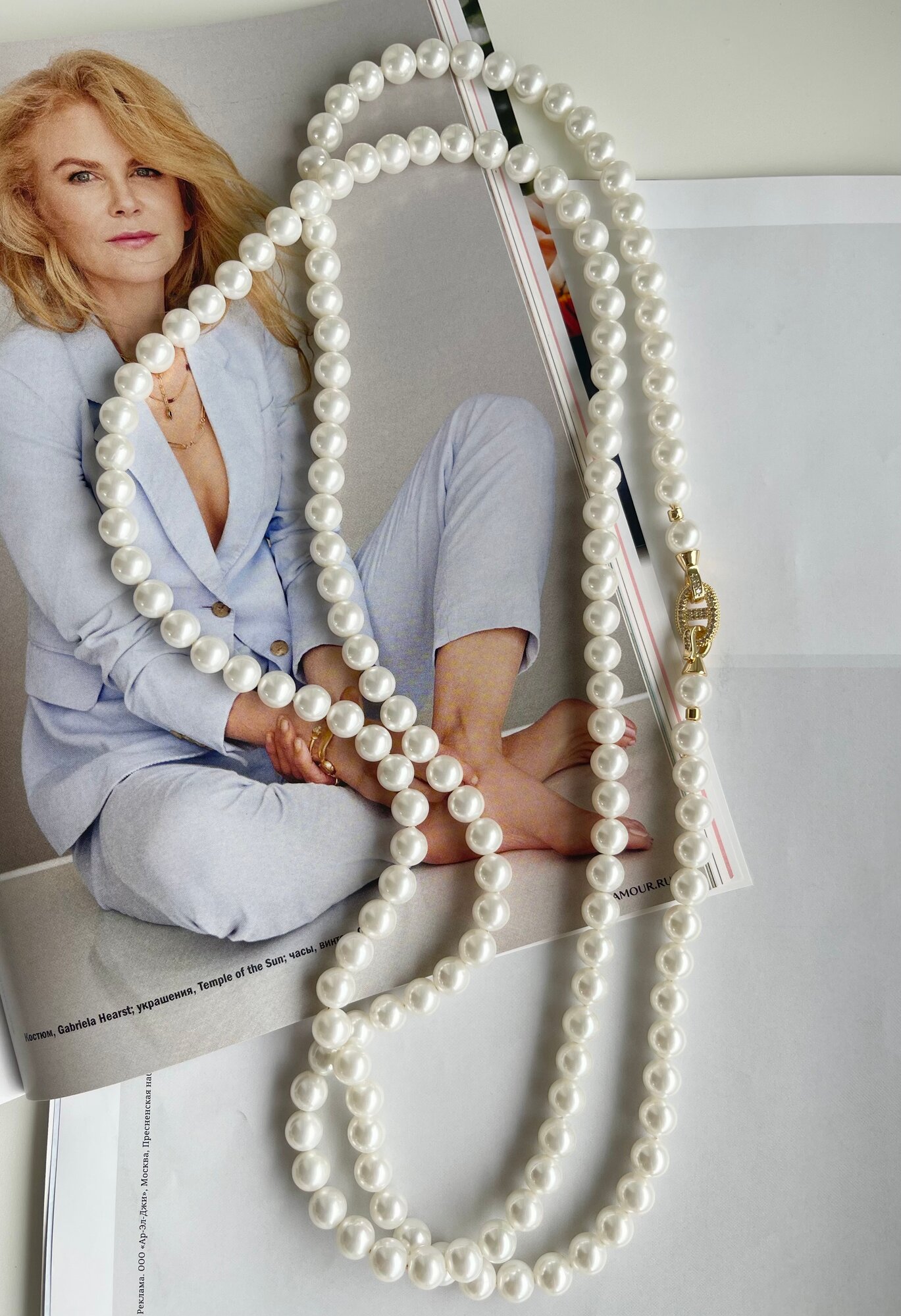 Колье, стекло