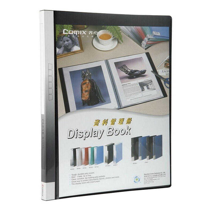 Папка с 10 файлами Comix Cover Черная (COMIX DF10A/DF10AK)