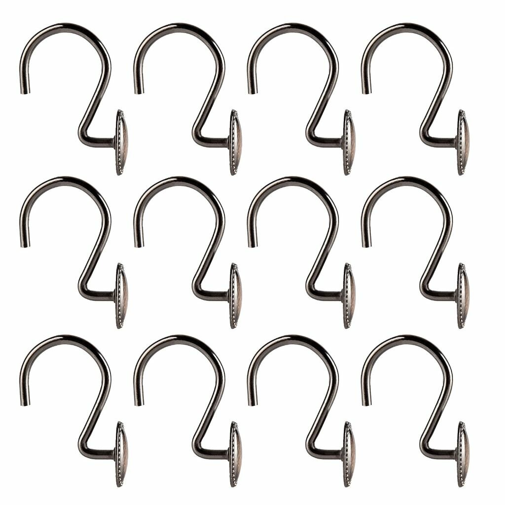 1 комплект из 12 аксессуаров для занавесок для душа-бронзовый