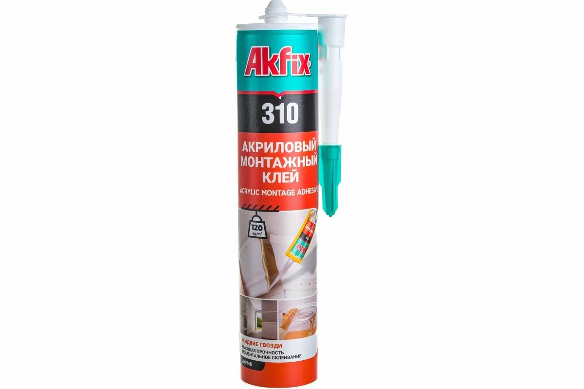 Жидкие гвозди на акриловой основе Akfix 310 310 мл