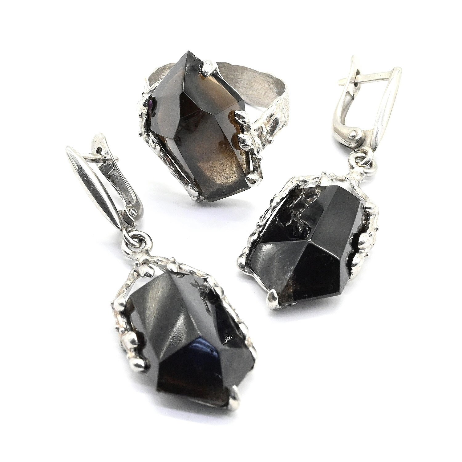 Комплект бижутерии, морион