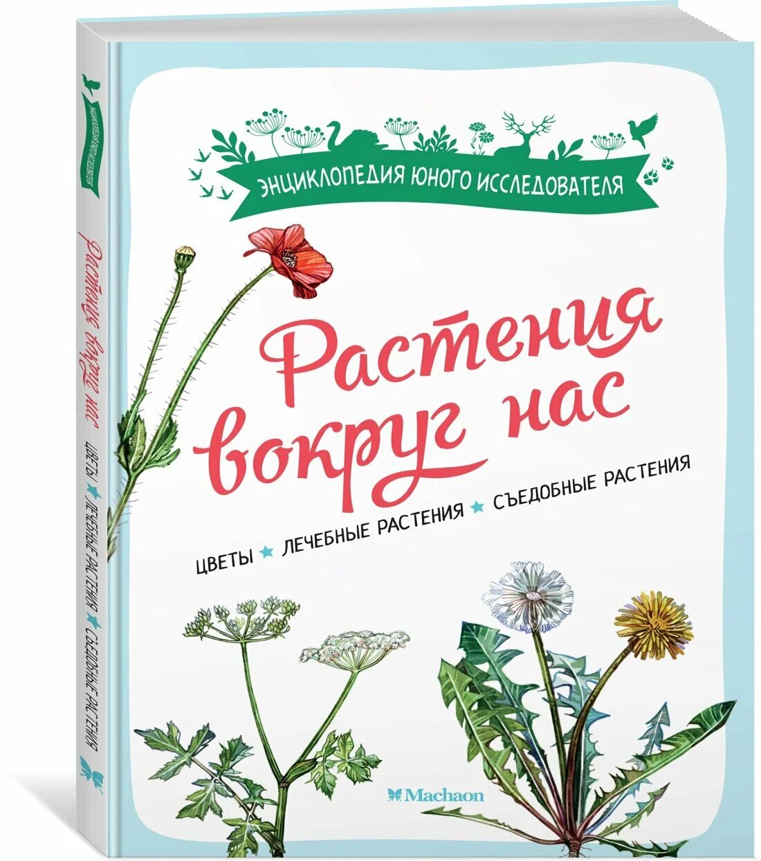 Растения вокруг нас Цветы Лечебные растения Сьедобные растения Книга Куплан Ф 6+