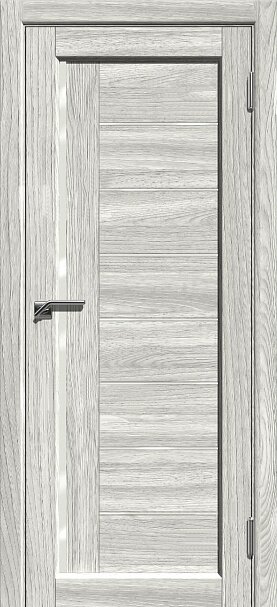 Межкомнатная Дверь Verda Матрикс М-41 Дуб Пепельный со Стеклом Сатинато 700х20000мм(полотно 1шт) / Верда.