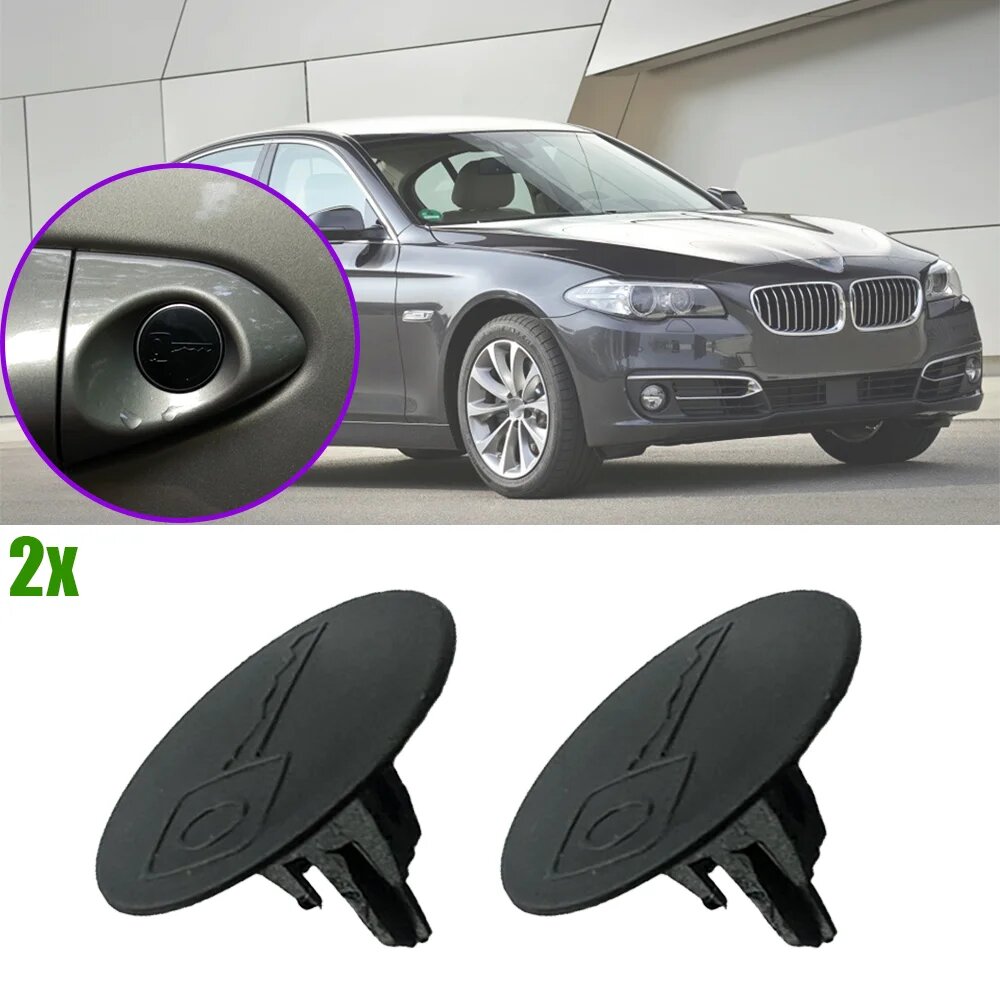 2x для BMW 5 серии E34 E39 E60 1987 1988 1989 1990 1991-2019, автоматическая дверь багажника, замок ключа, крышка цилиндра, зажим для крышки
